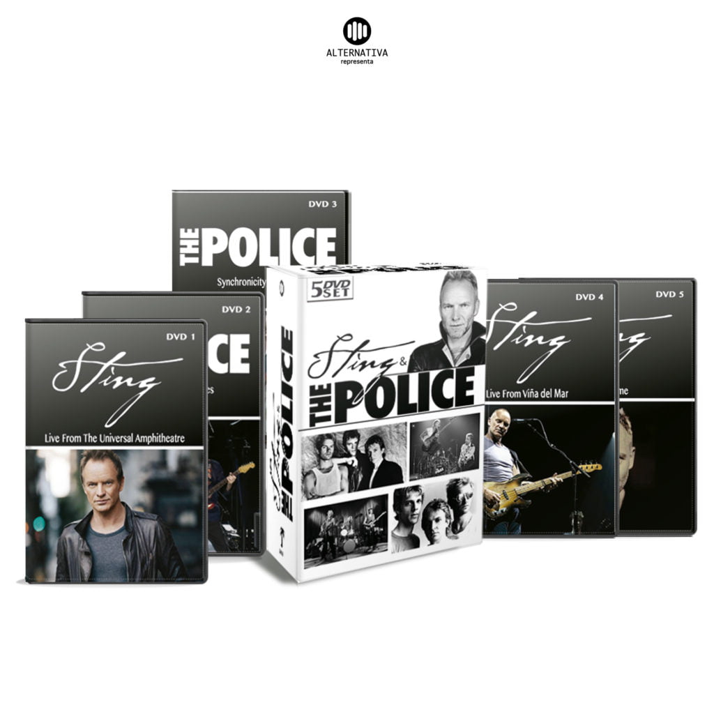 Sting & The Police (5 DVD’S) – AR Music Store